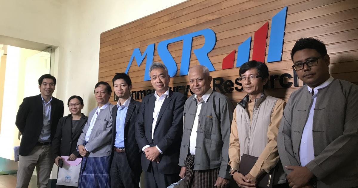 Myanmar Survey Research (MSR) signs MOU with Japanese consulting company under Mitsubishi UFJ ...